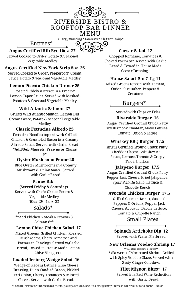 Bistro & Bar - Riverside Golf Club