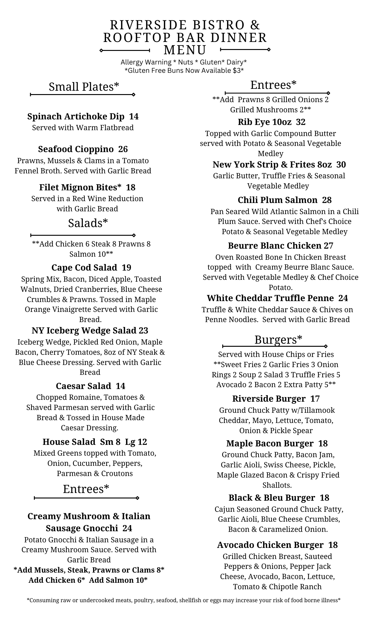 Bistro & Bar - Riverside Golf Club