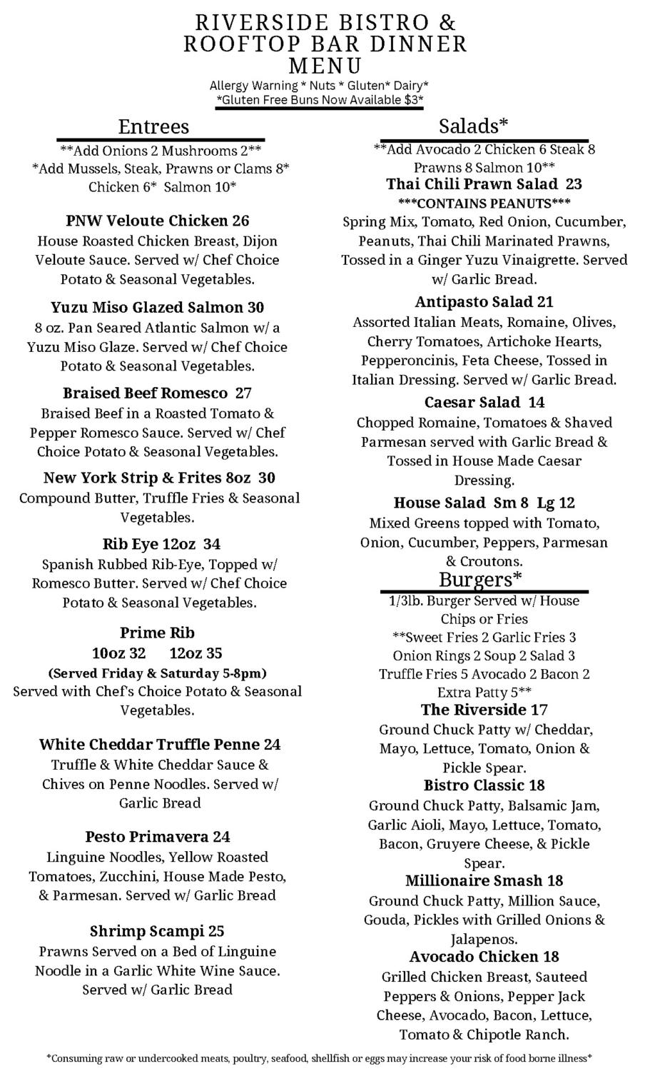 Bistro & Bar - Riverside Golf Club